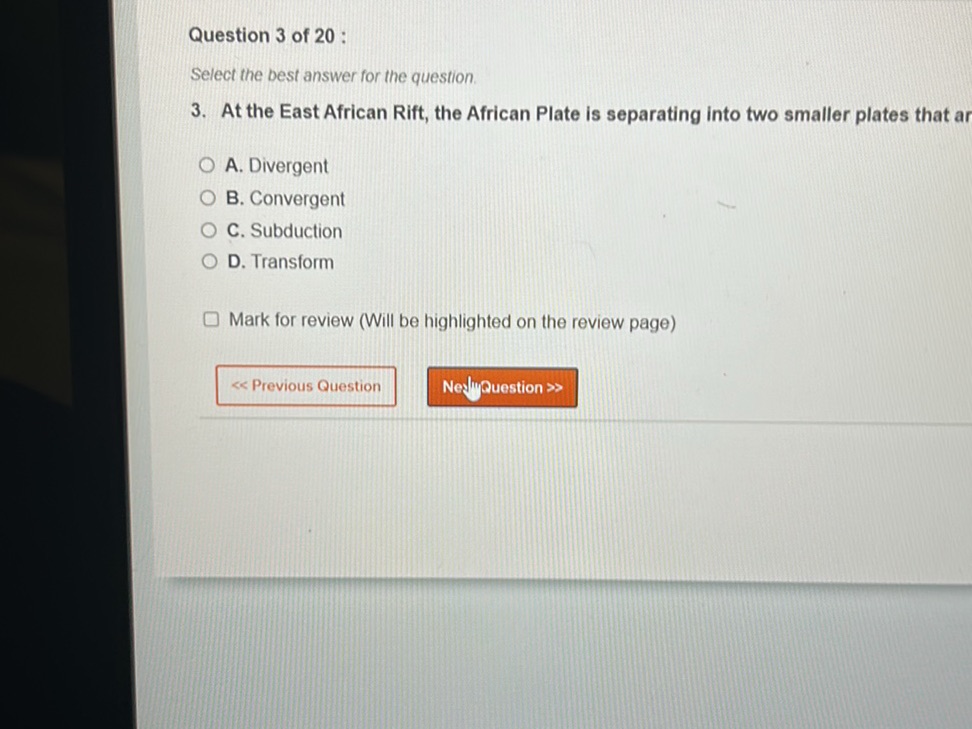 3. At the East African Rift, the African | StudyX