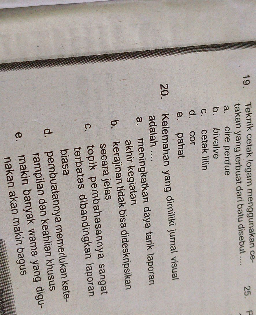 19. Teknik cetak logam menggunakan cetakan | StudyX