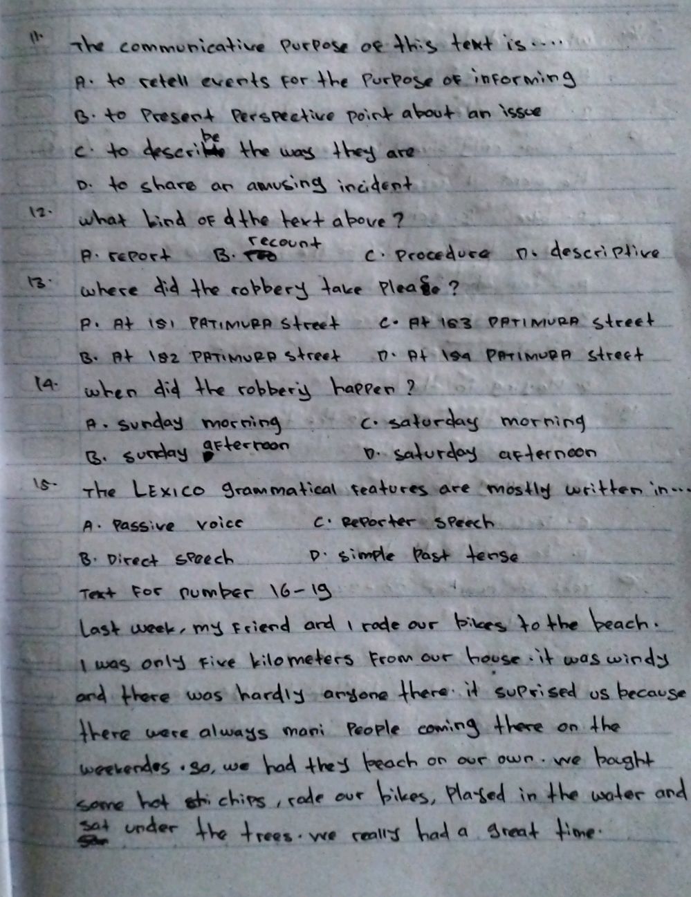 11. The communicative Purpose of this text | StudyX