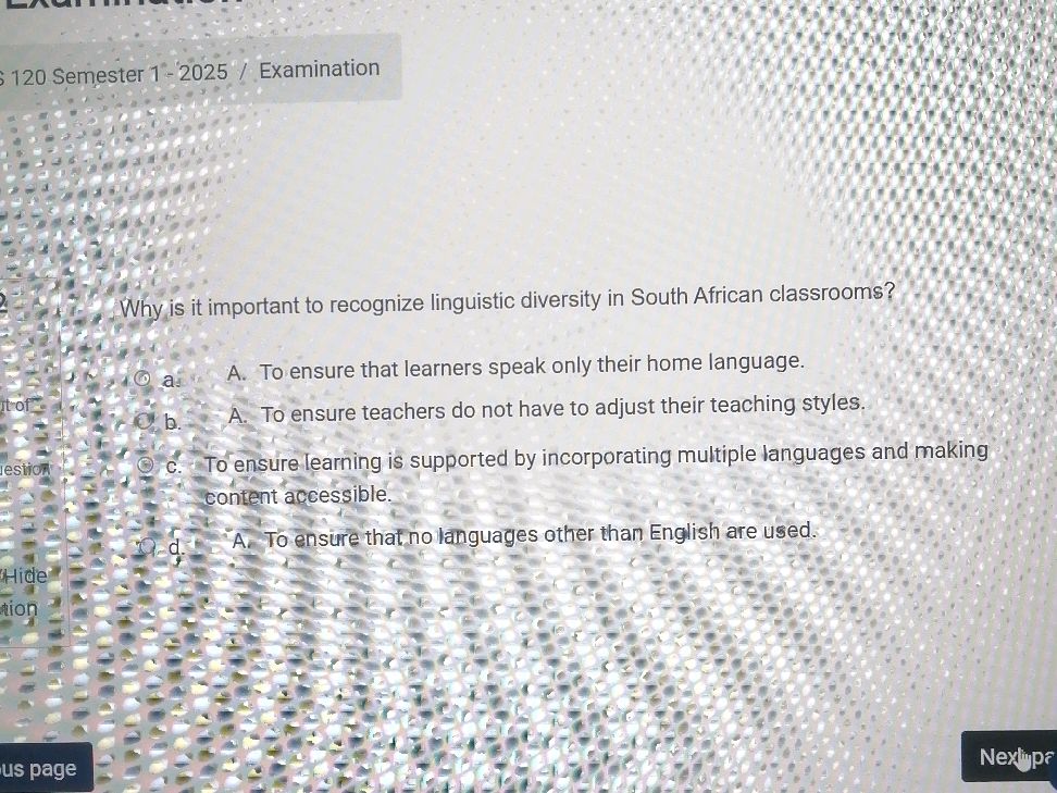 Why is it important to recognize linguistic | StudyX