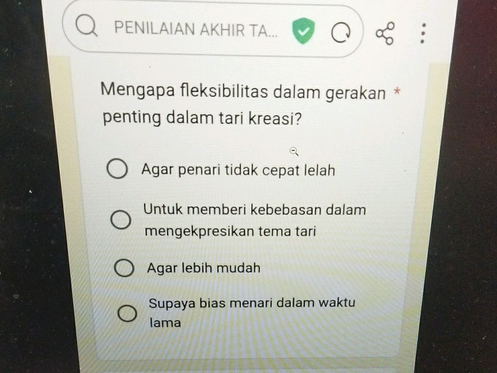 Mengapa fleksibilitas dalam gerakan * | StudyX
