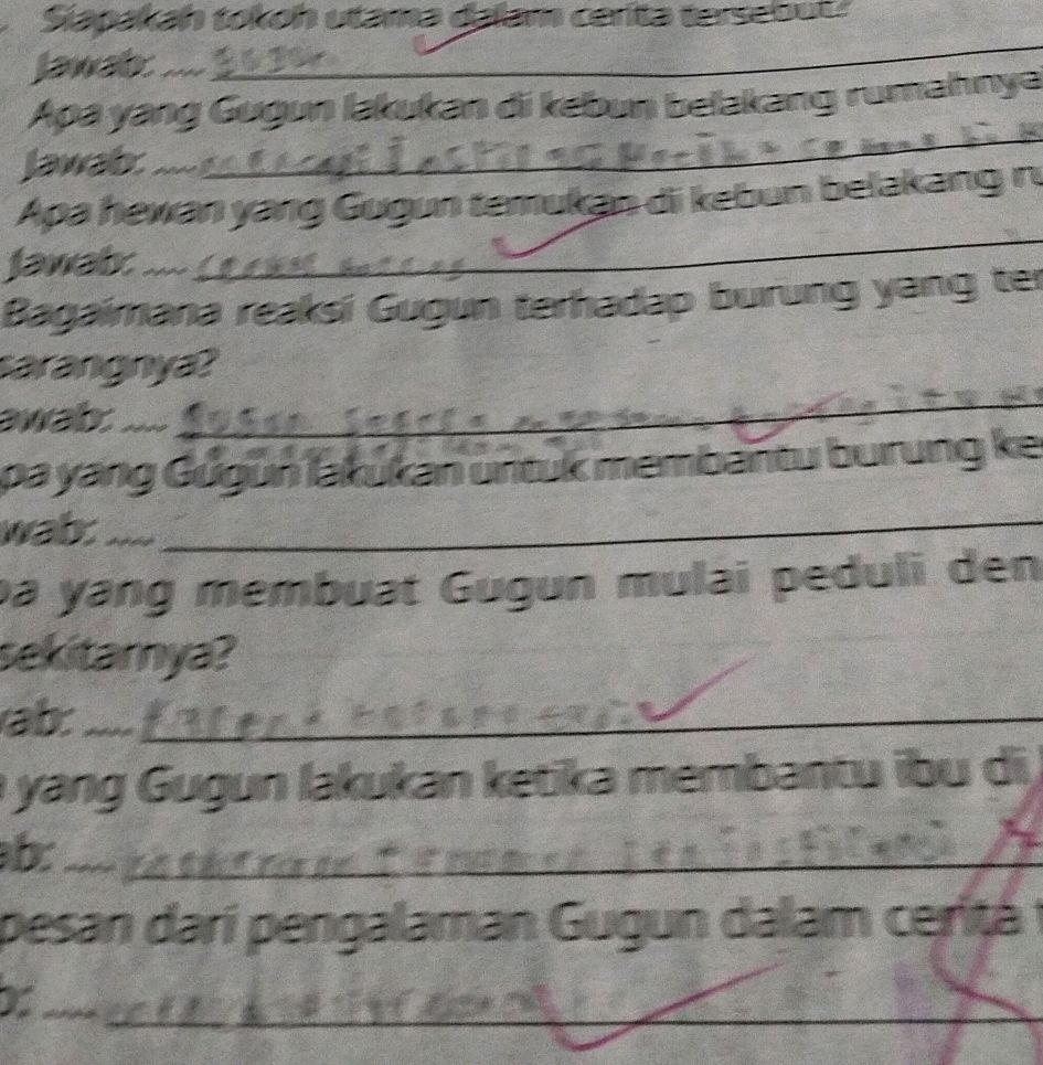 Siapakah tokoh utama dalam cerita tersebut? | StudyX