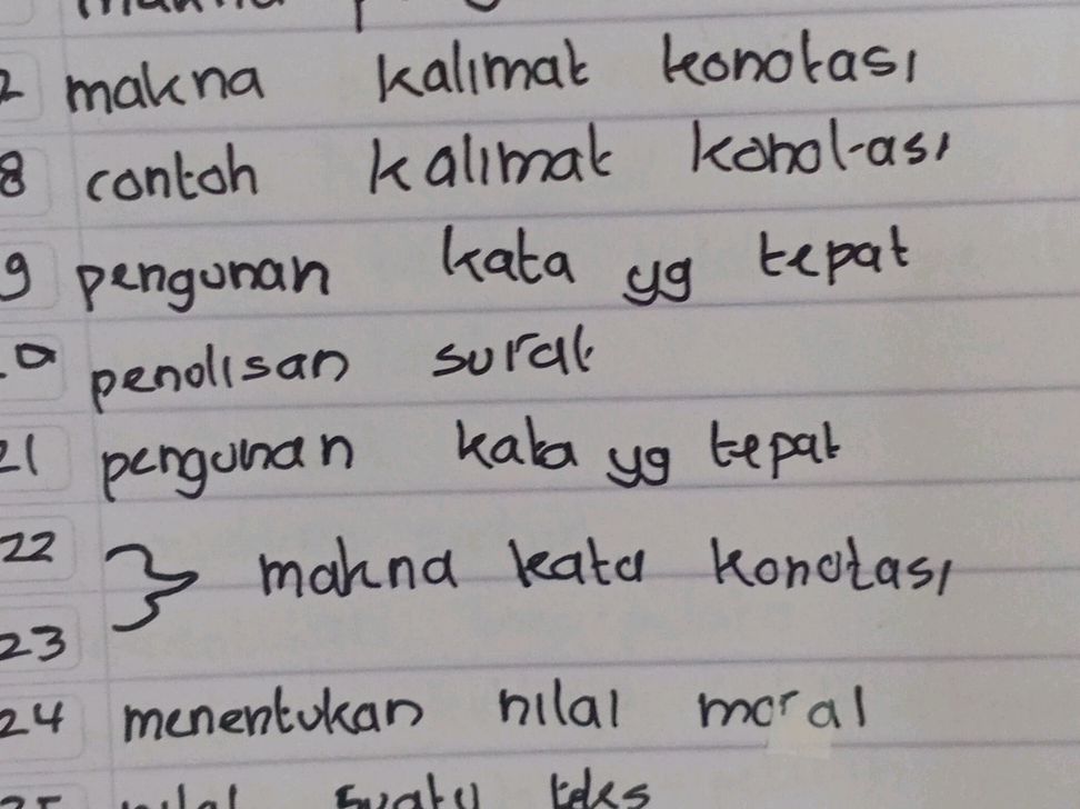 2 makna kalimat konotasi 8 contoh kalimat | StudyX