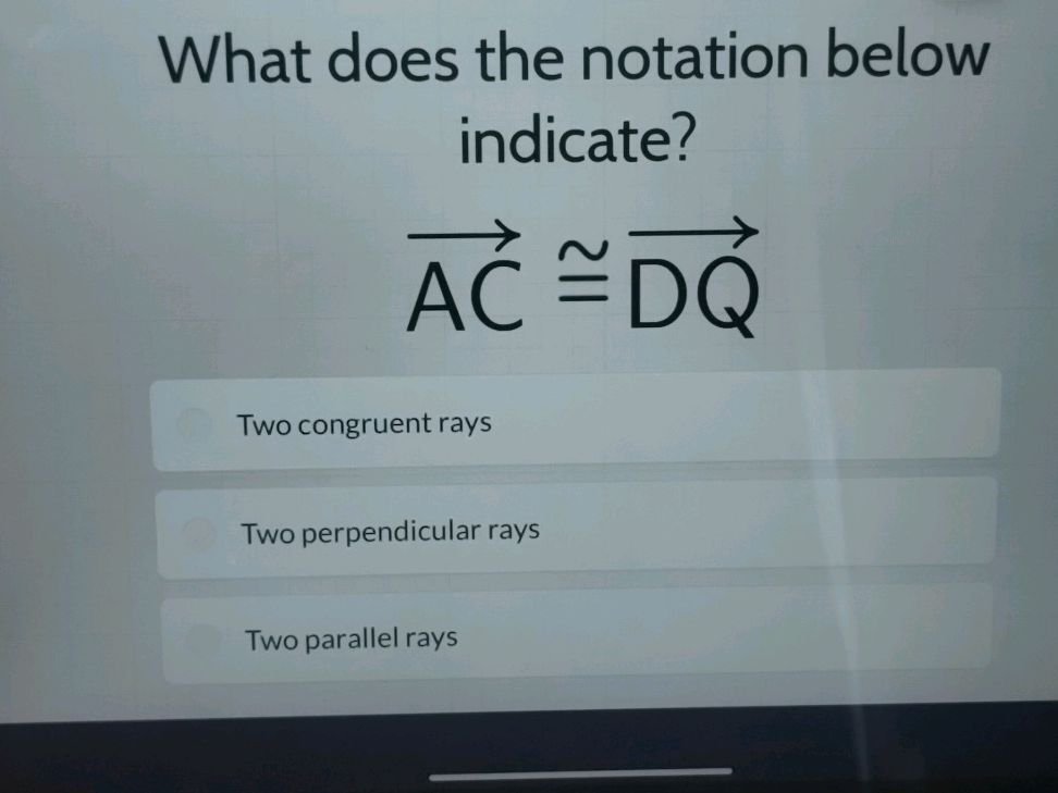 What does the notation below indicate? $ | StudyX