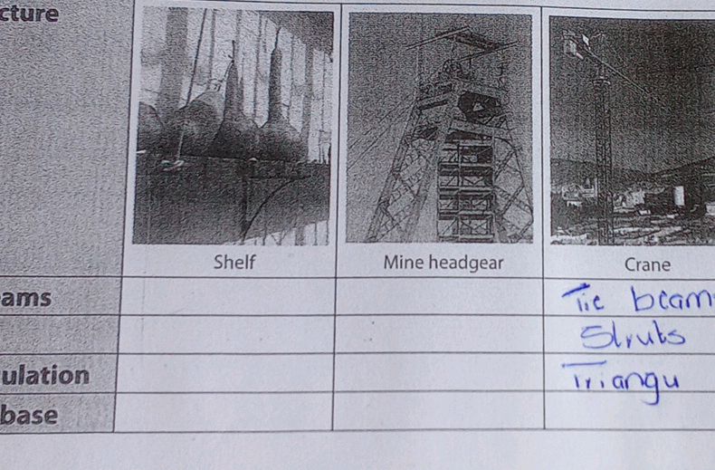 The image shows three structures: Shelf, | StudyX
