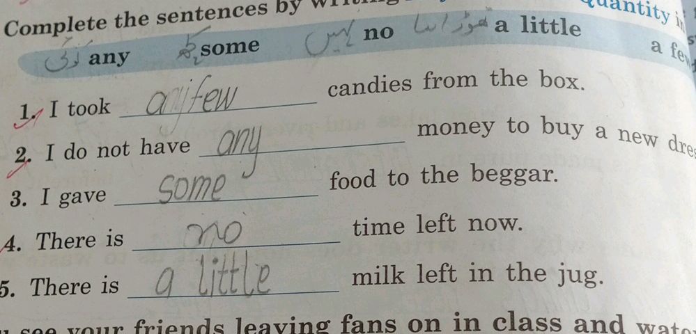 Complete the sentences by writing: 1. I | StudyX