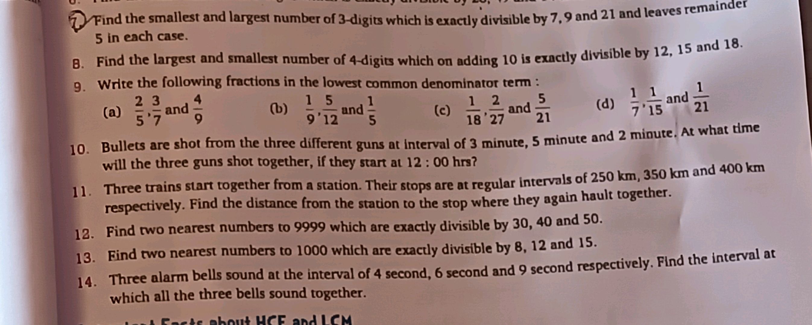 7. Find the smallest and largest number of | StudyX