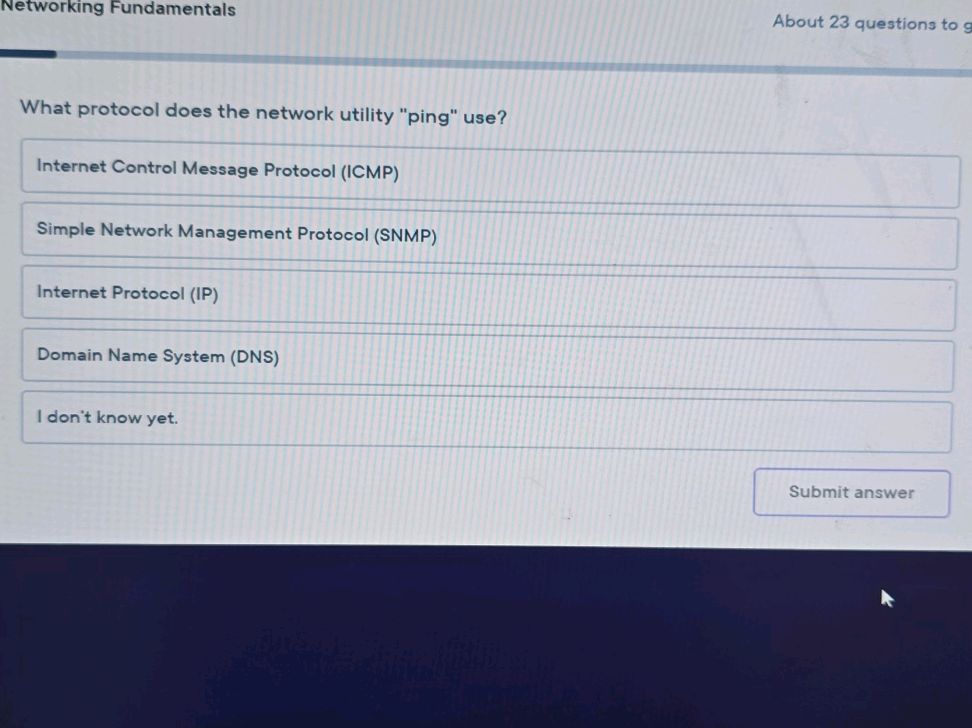 What protocol does the network utility | StudyX