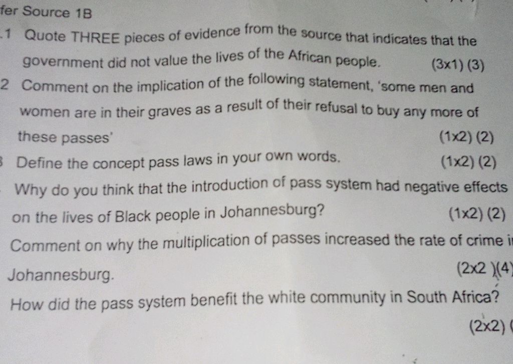 1. Quote THREE pieces of evidence from the | StudyX