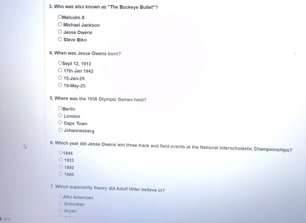 3. Who was also known as "The Buckeye | StudyX