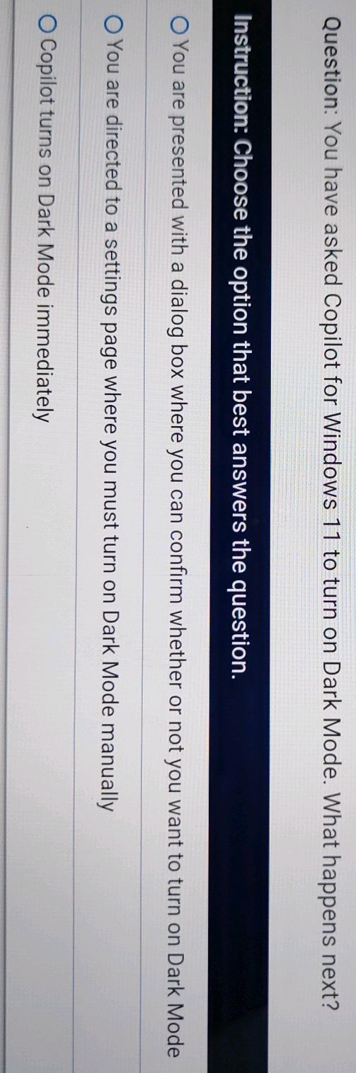 Question: You have asked Copilot for Windows | StudyX