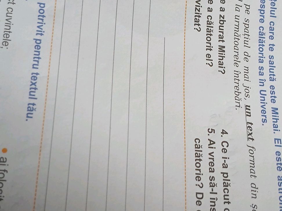 pe spațiul de mai jos, un text format din șo | StudyX