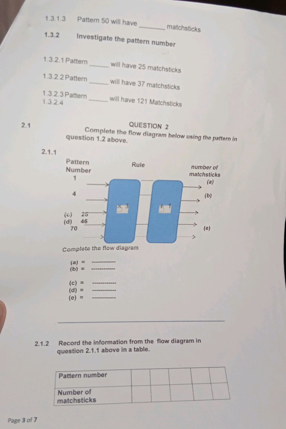 QUESTION 2 Complete the flow diagram below | StudyX