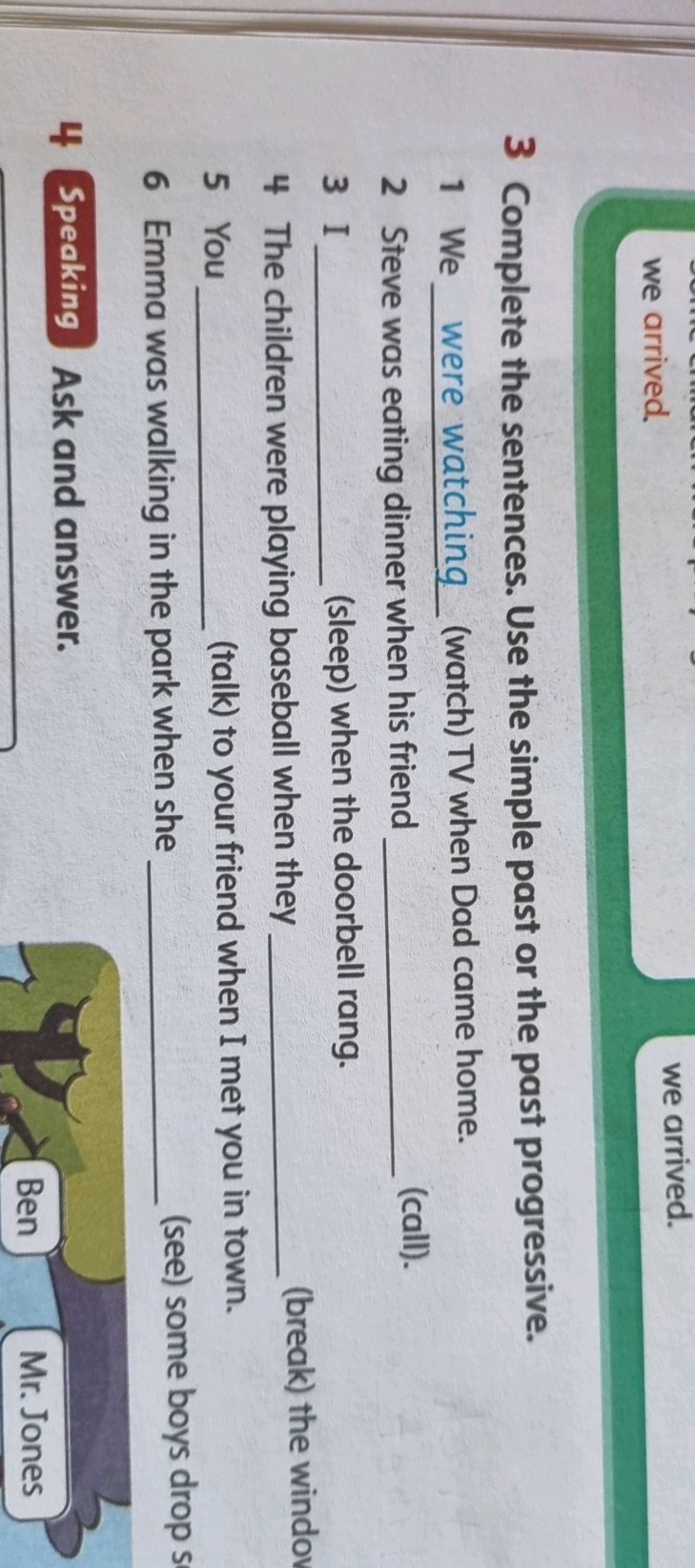 3 Complete the sentences. Use the simple | StudyX