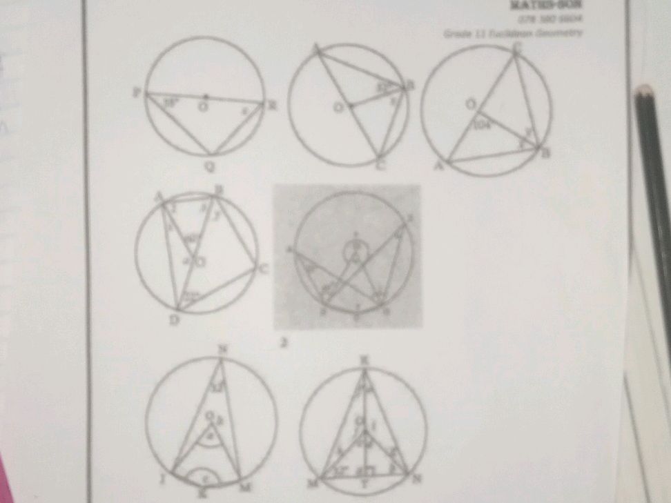 The image contains several geometric | StudyX