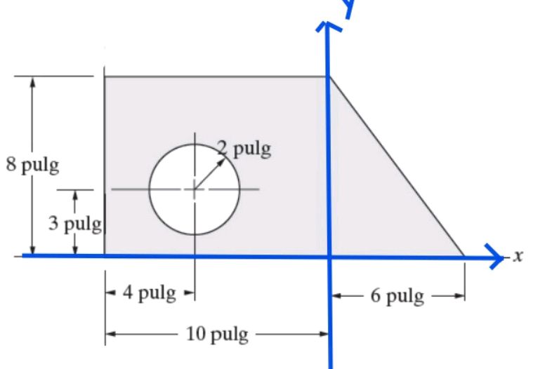 The image shows a 2D shape with dimensions
