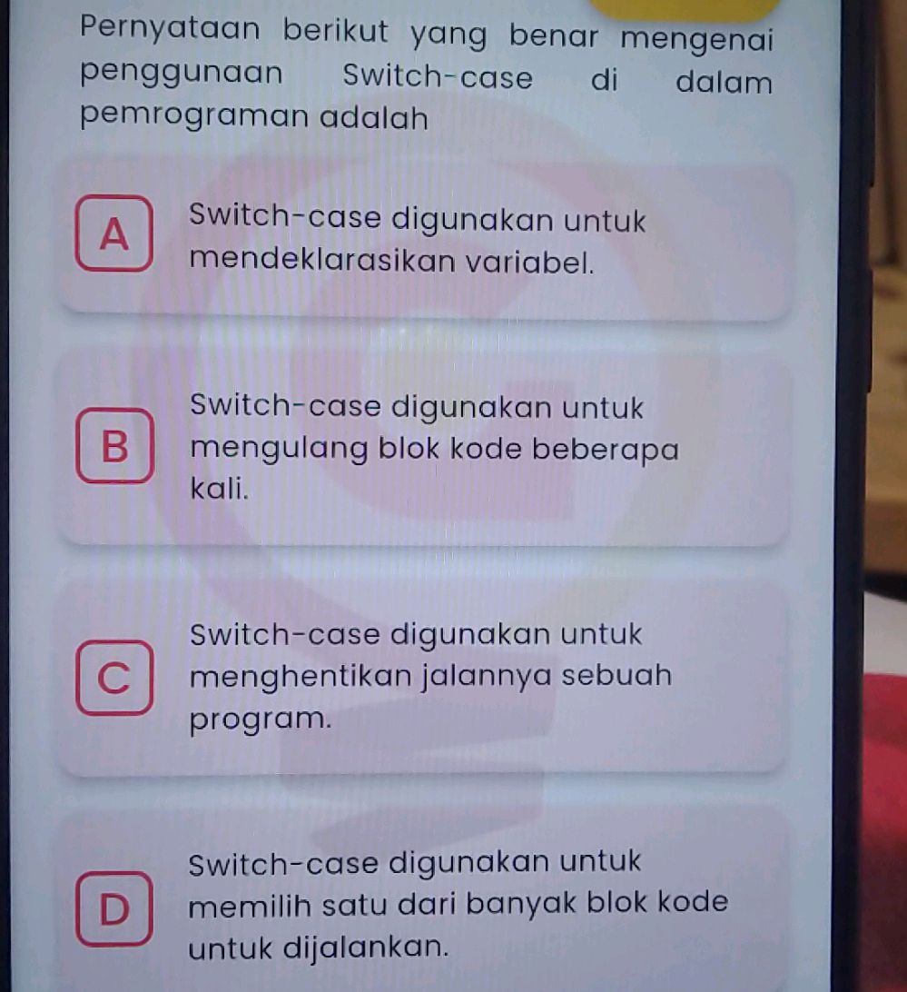 Pernyataan berikut yang benar mengenai | StudyX