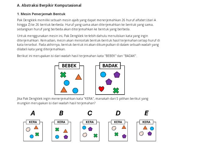 Berikut ini merupakan isi dari wadah hasil | StudyX