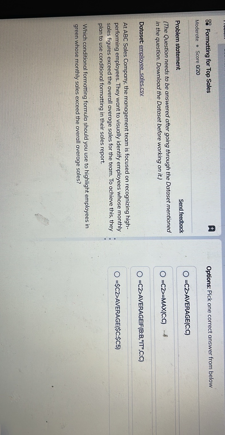 At ABC Sales Company, the management team is | StudyX