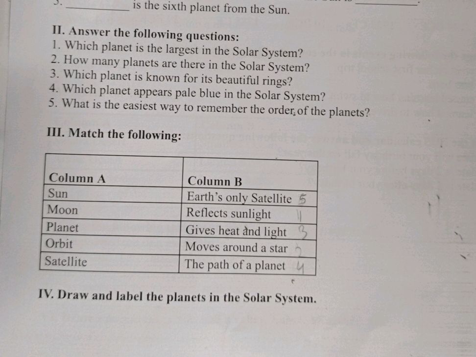 II. Answer the following questions: 1. Which | StudyX