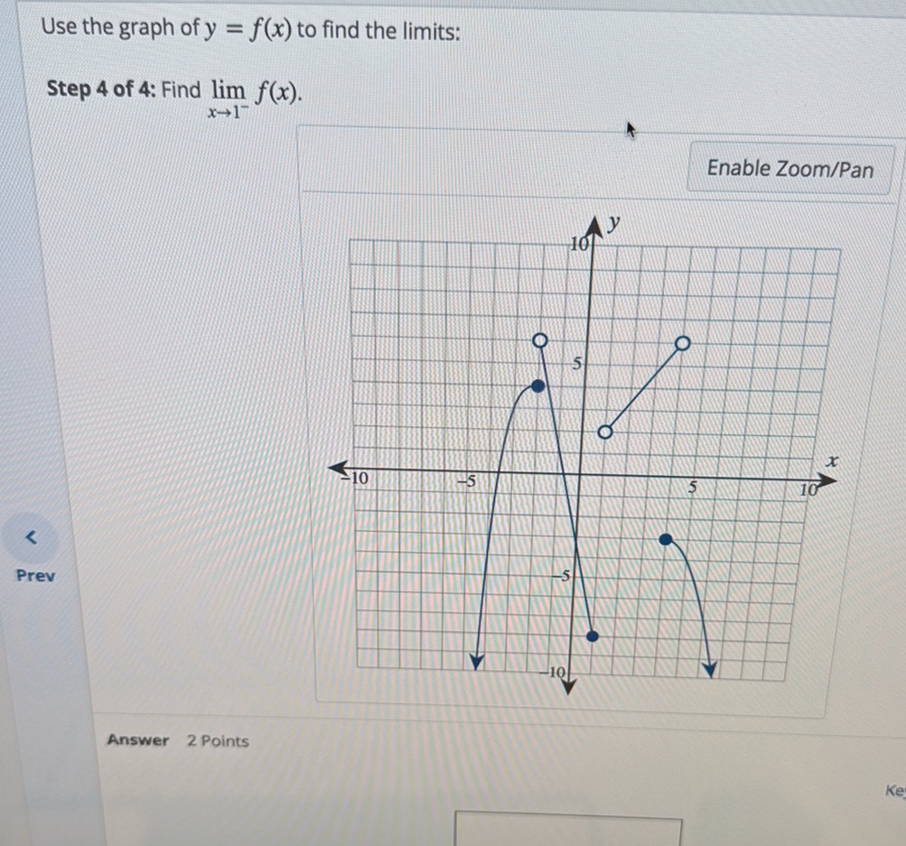 Use the graph of y = f(x) to find the | StudyX
