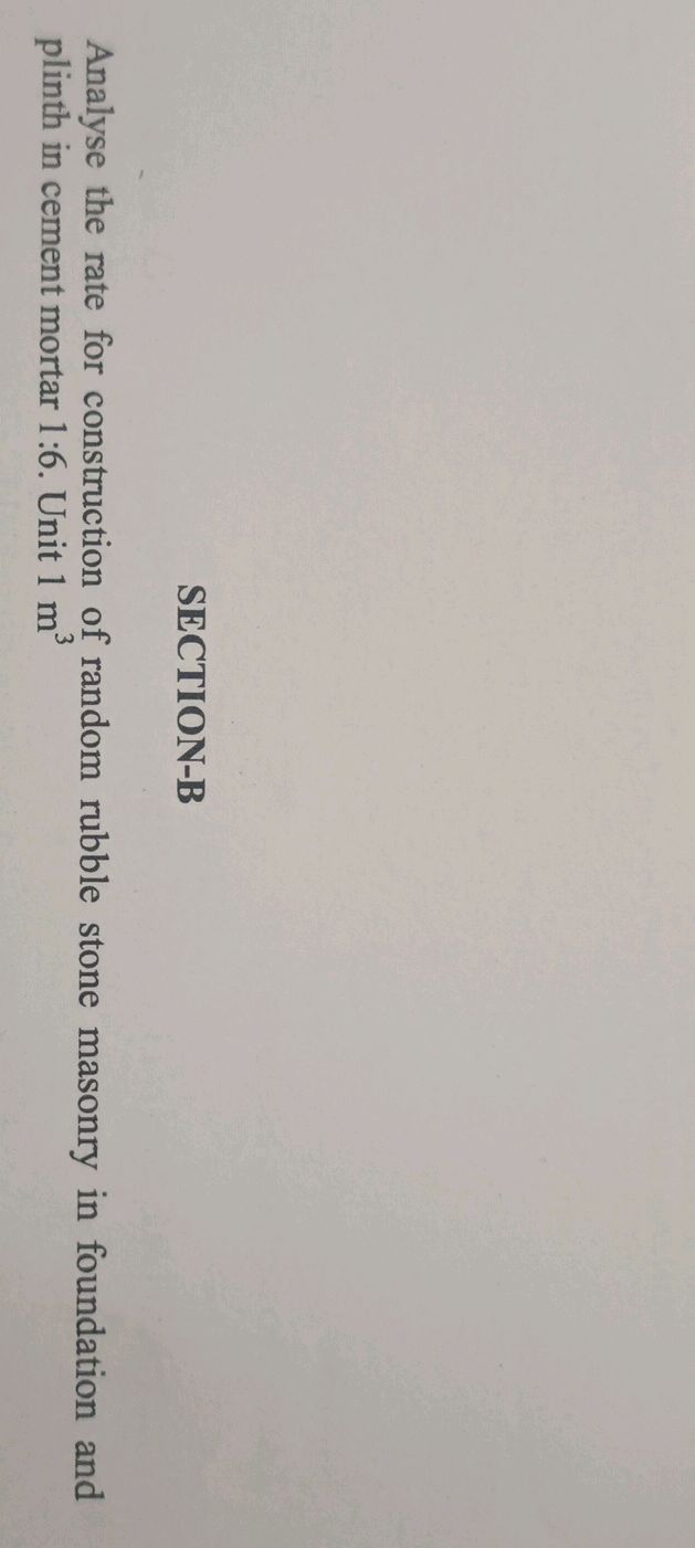 Analyse the rate for construction of random | StudyX