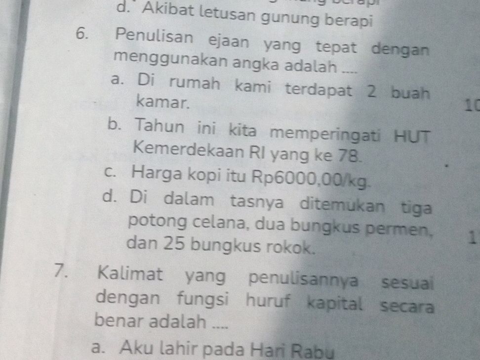 6. Penulisan ejaan yang tepat dengan | StudyX