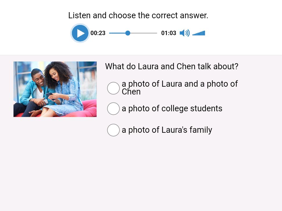 Listen and choose the correct answer. What | StudyX