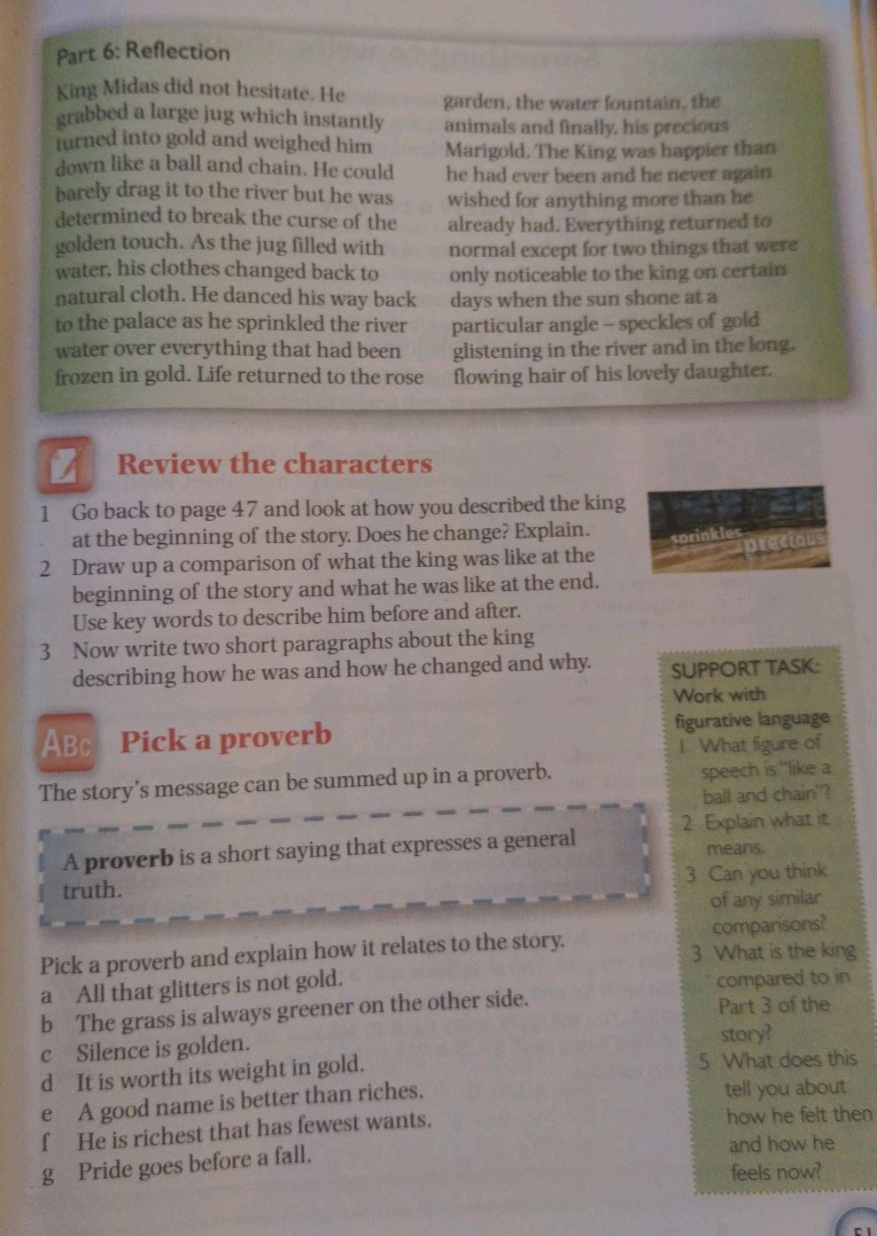 Pick a proverb and explain how it relates to | StudyX