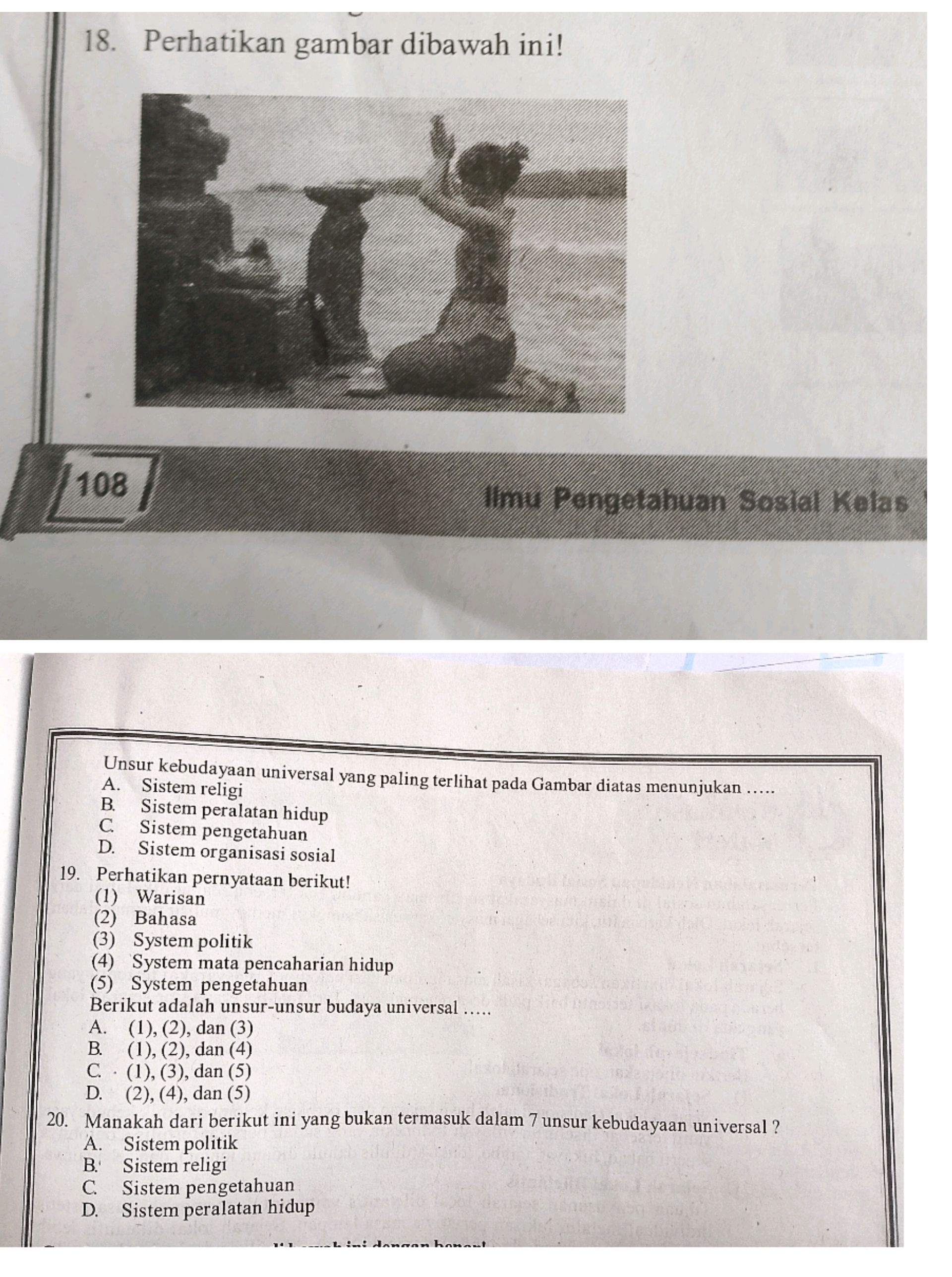 18. Perhatikan gambar dibawah ini! Unsur | StudyX