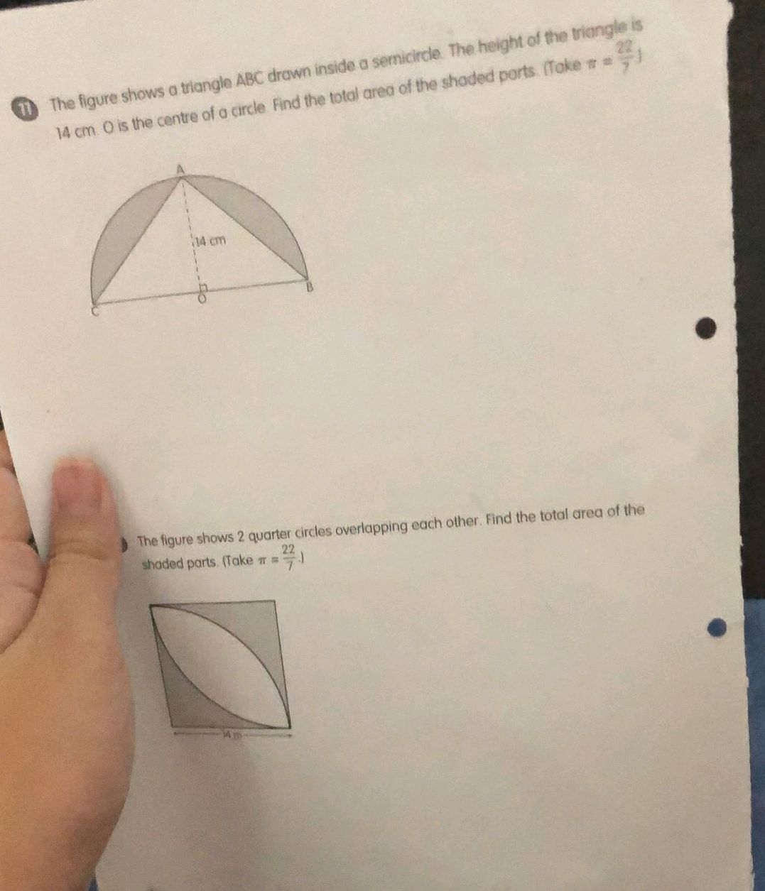 The figure shows a triangle ABC drawn inside | StudyX