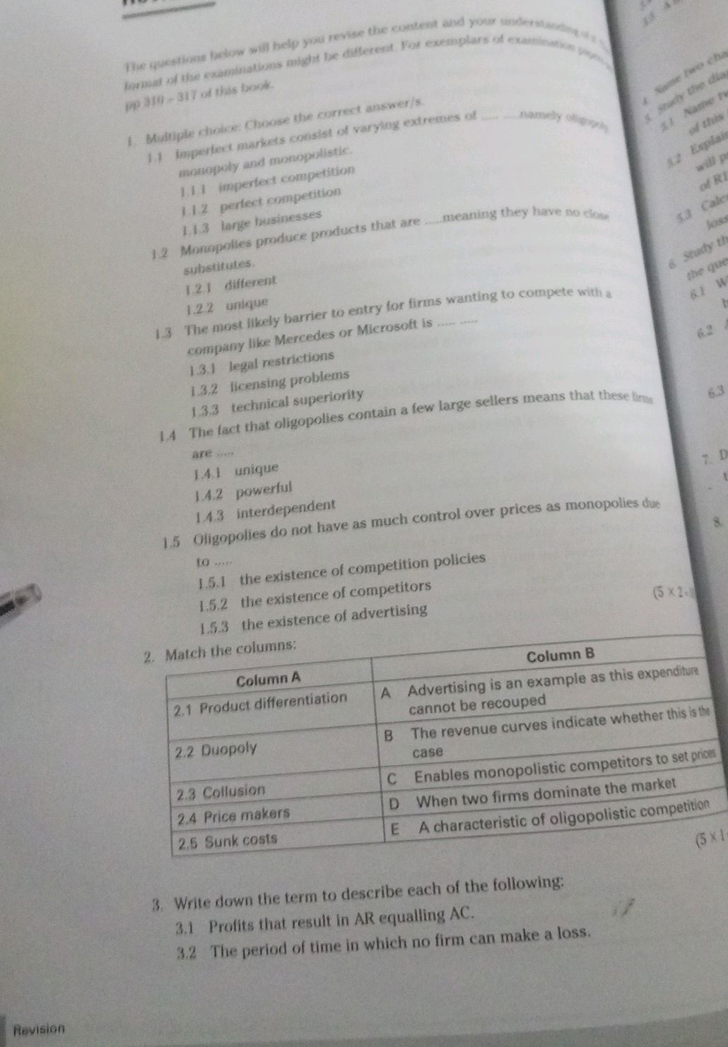 1. Multiple choice: Choose the correct | StudyX