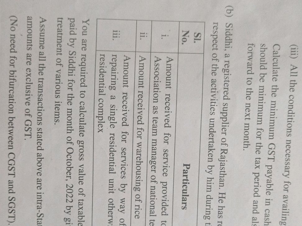 (iii) All the conditions necessary for | StudyX