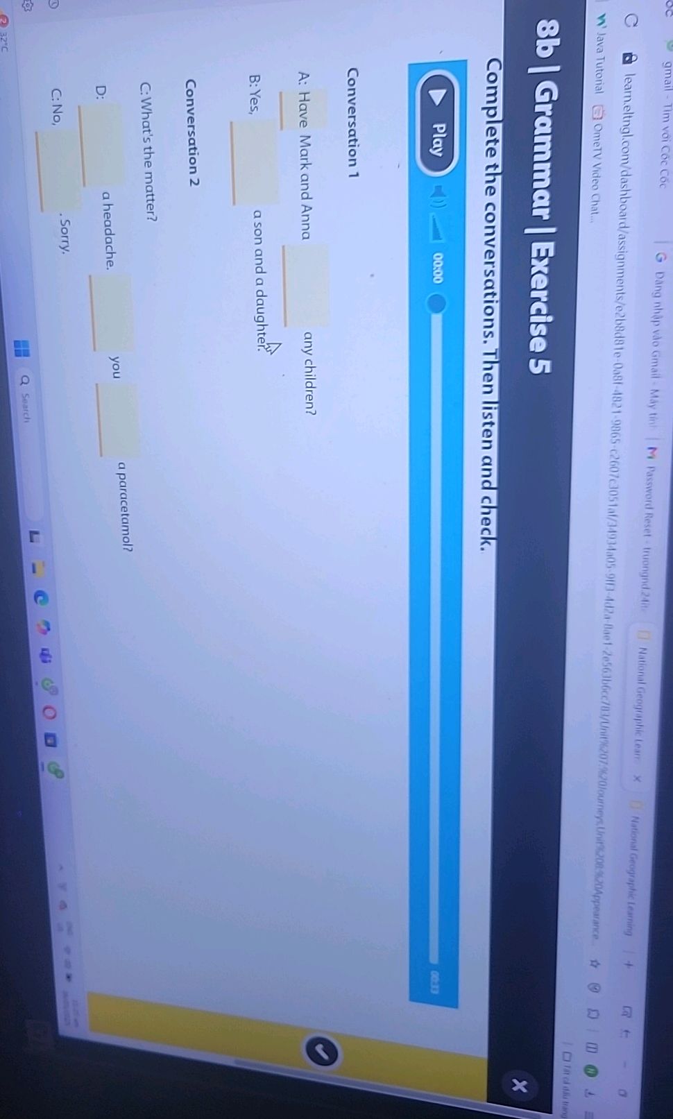 Complete the conversations. Then listen and | StudyX