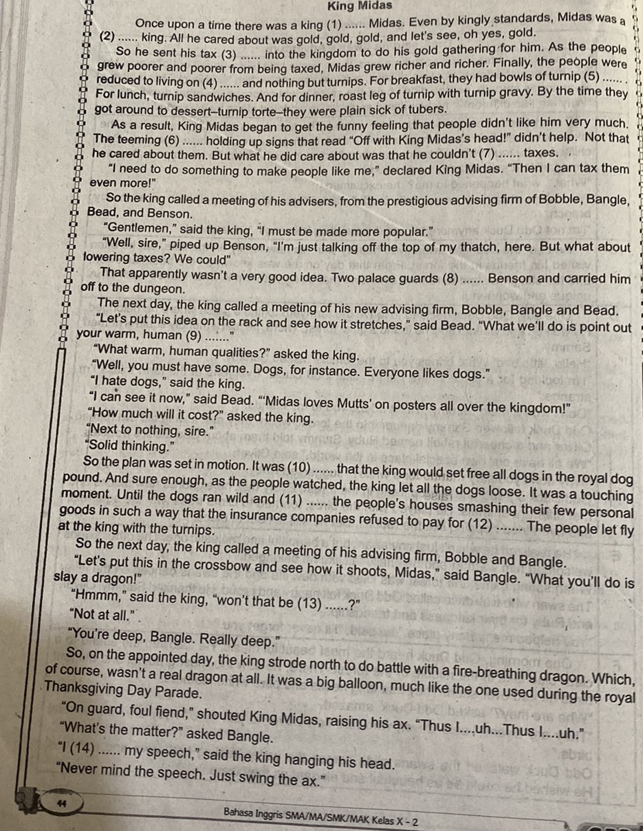 This is a reading comprehension passage. The | StudyX