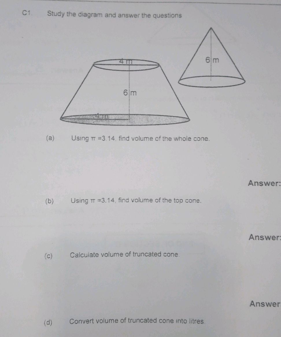 Study the diagram and answer the questions | StudyX