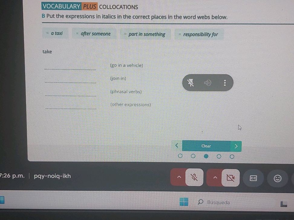 B Put the expressions in italics in the | StudyX