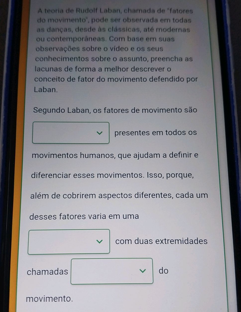 A teoria de Rudolf Laban, chamada de | StudyX