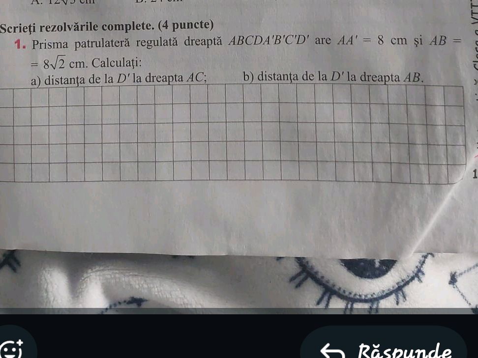 Scrieți rezolvările complete. (4 puncte) 1. | StudyX