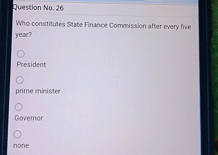 Question No. 26 Who constitutes State | StudyX