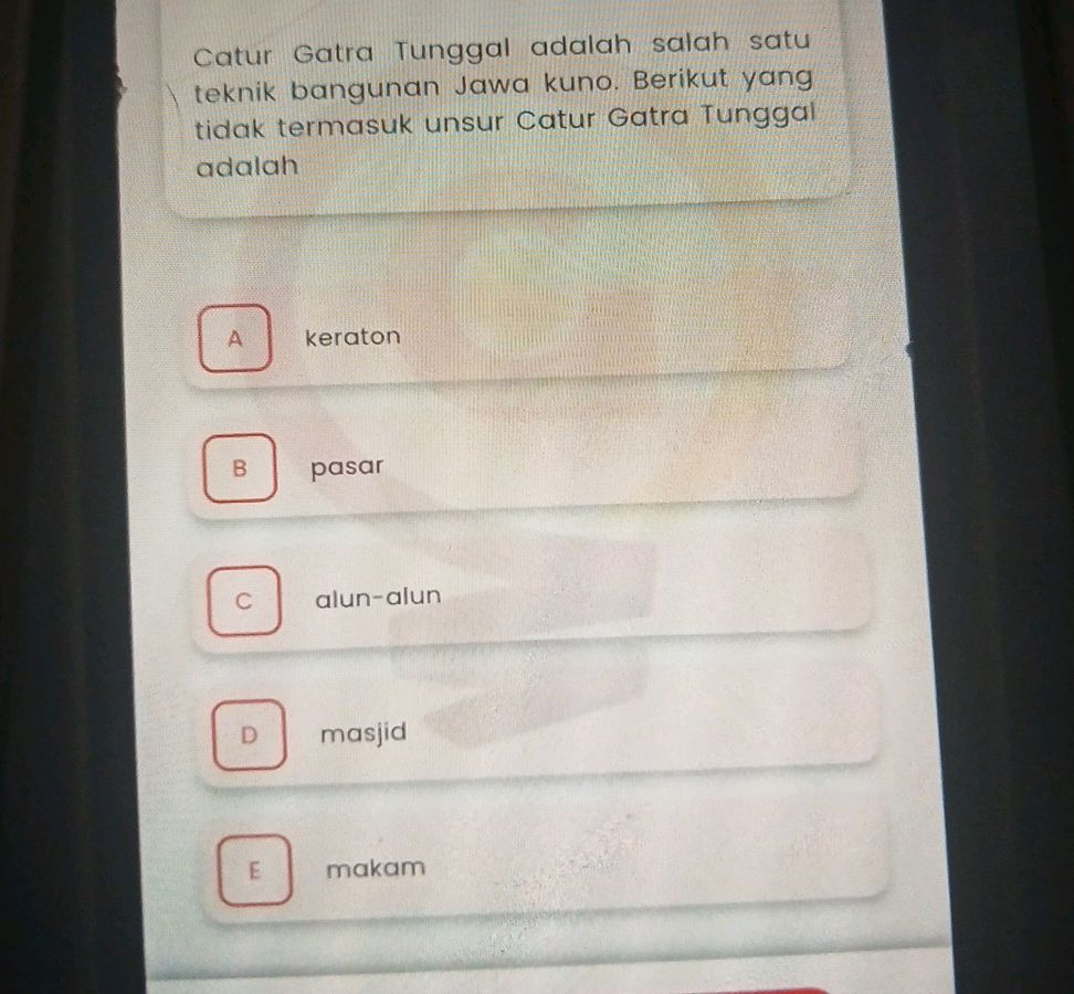 Catur Gatra Tunggal adalah salah satu teknik | StudyX