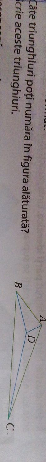 Câte triunghiuri poți număra în figura | StudyX