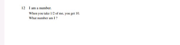12 I am a number. When you take 1/2 of me, | StudyX