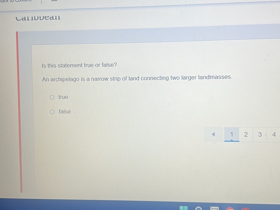 Is this statement true or false? An | StudyX