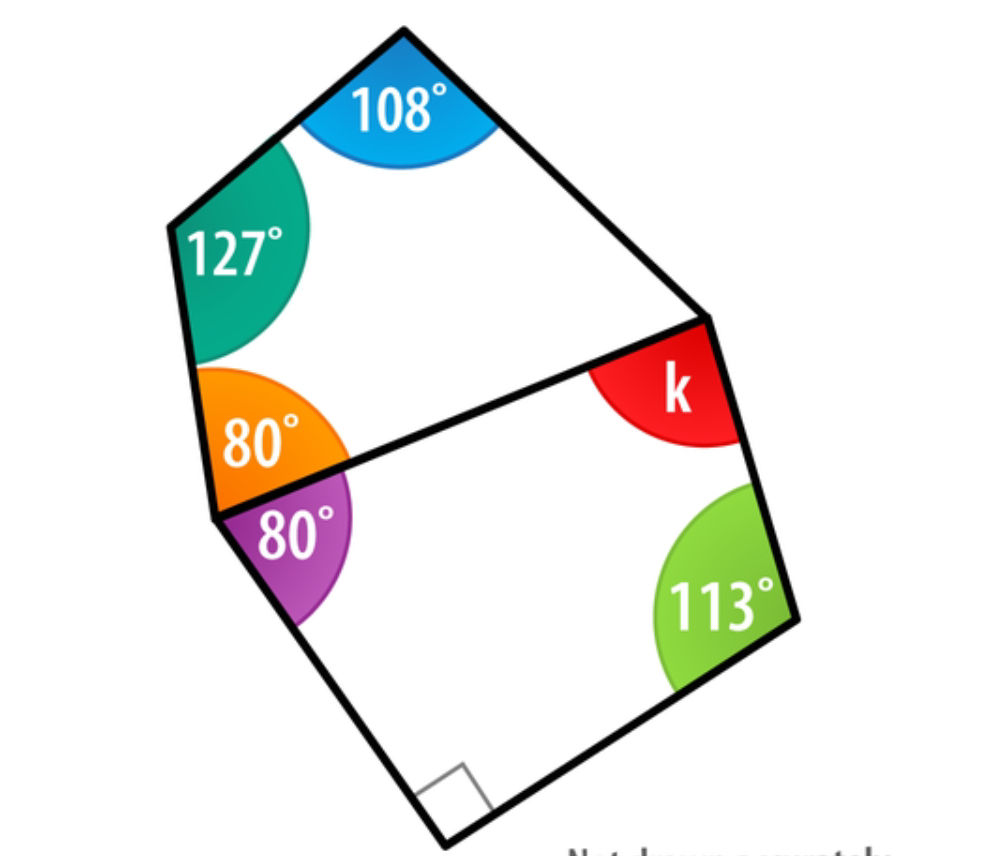 The image shows a polygon with several | StudyX