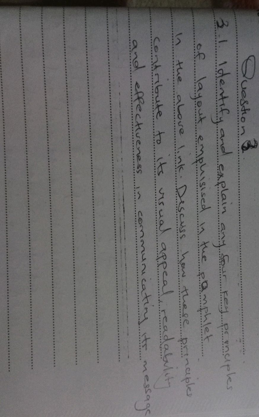 3.1. Identify and explain any four key | StudyX