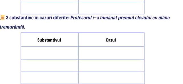 3 substantive în cazuri diferite: Profesorul | StudyX