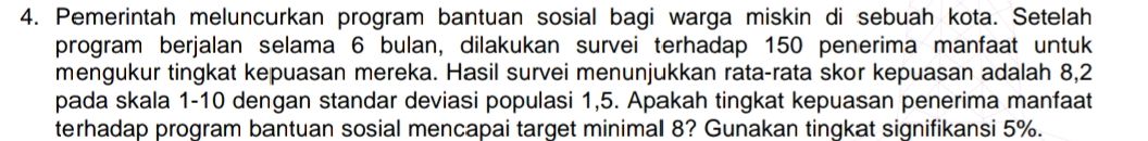 Pemerintah meluncurkan program bantuan | StudyX