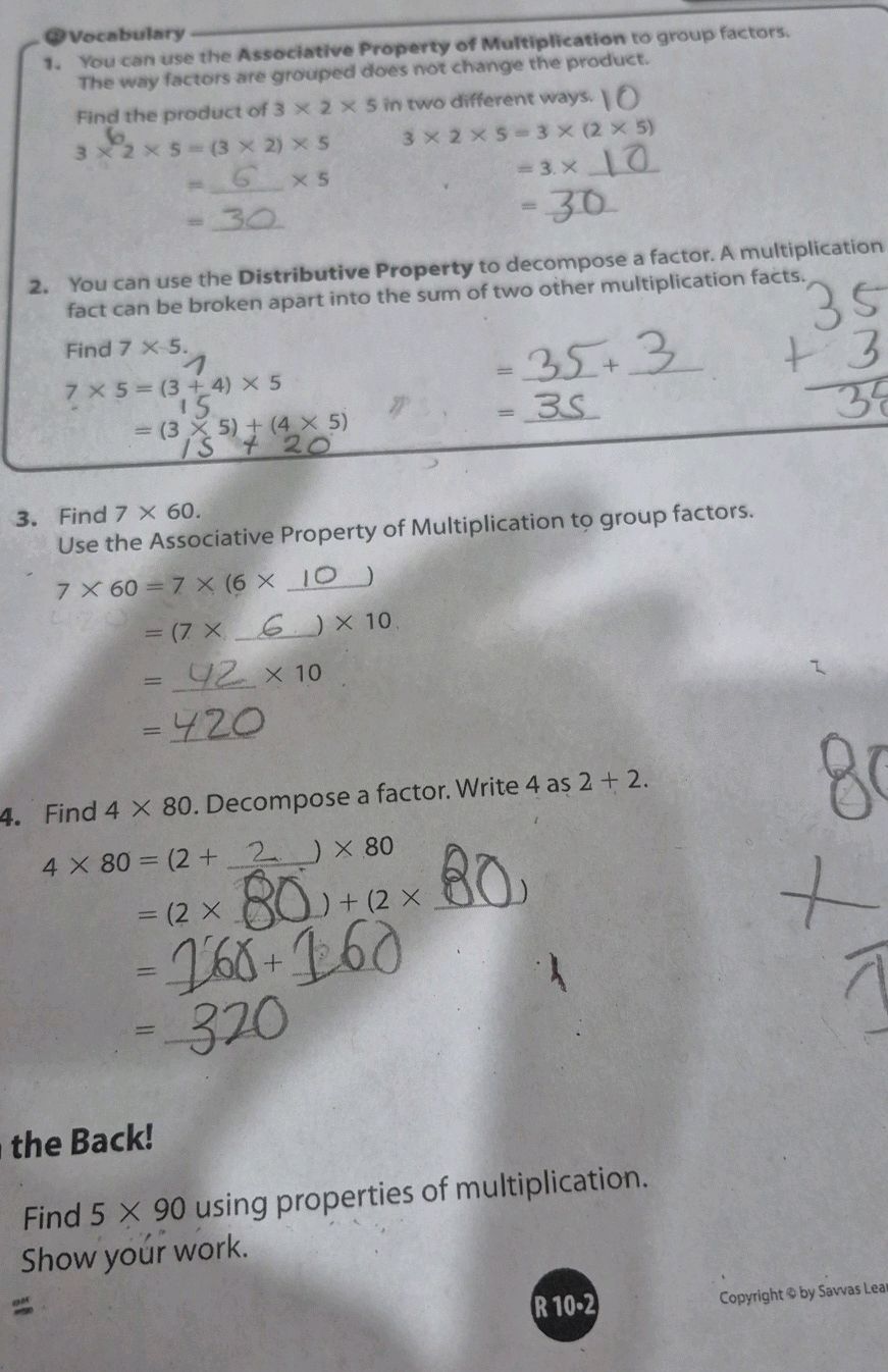 1. You can use the Associative Property of | StudyX