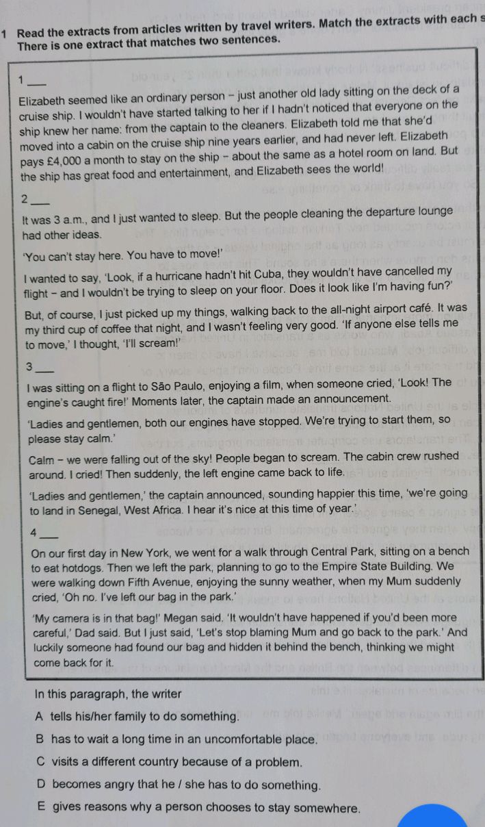 1 Read the extracts from articles written by | StudyX